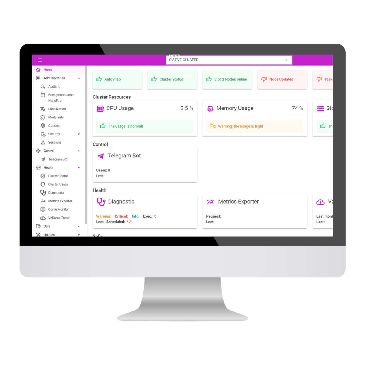 CV4 Open Source Suite Proxmox VE | Corsinvest srl
